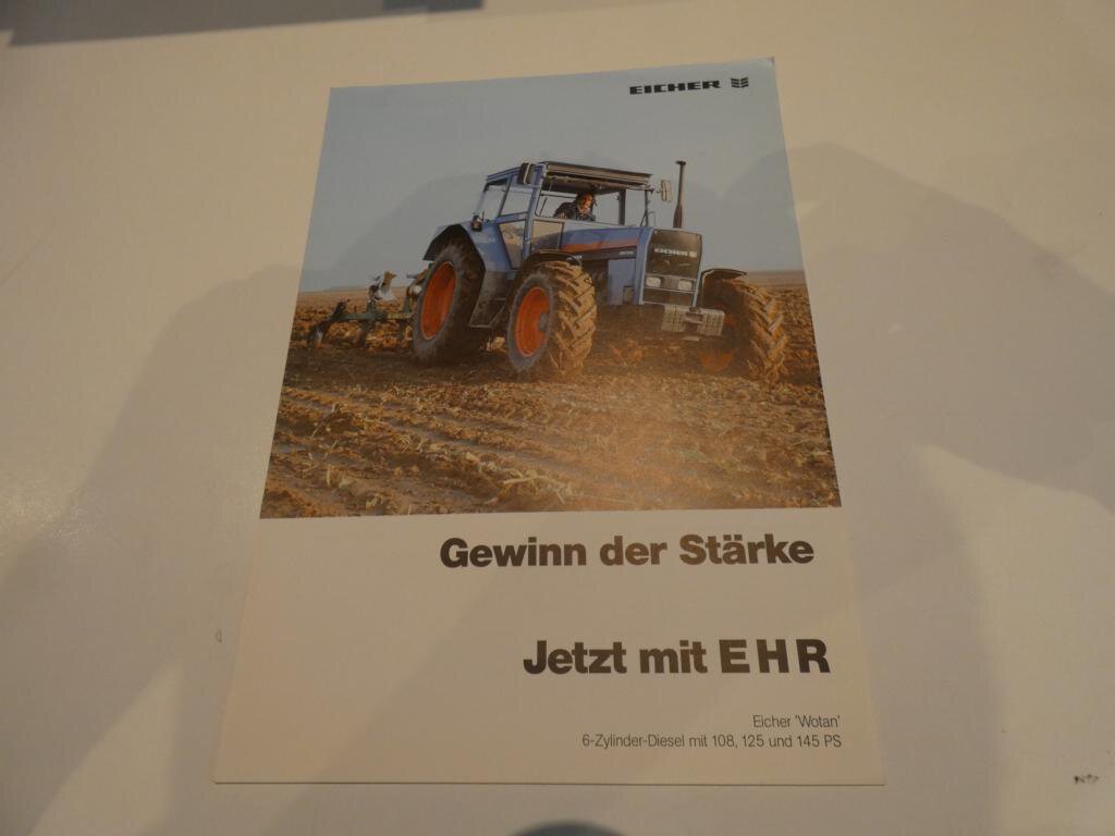 Orig. Prospekt Eicher Wotan 3108 3125 3145, 29,00